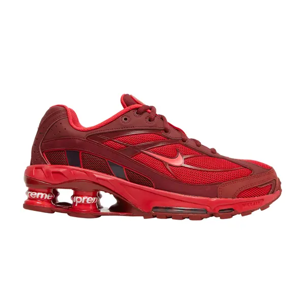 Nike Supreme X Shox Ride 2 Sneakers - Red