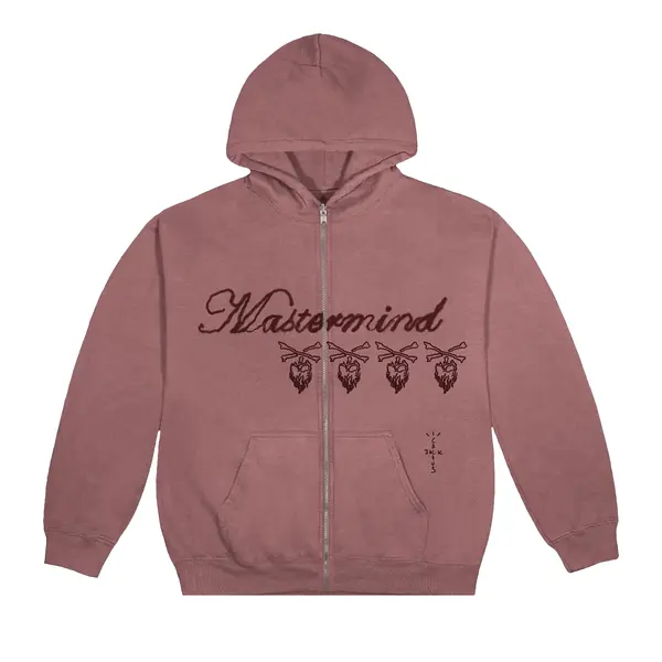 TRAVIS SCOTT For Mastermind Skull Zip Up - Pink