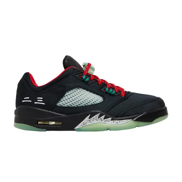 JORDAN Clot X Retro Low 'jade' Sneaker - Black