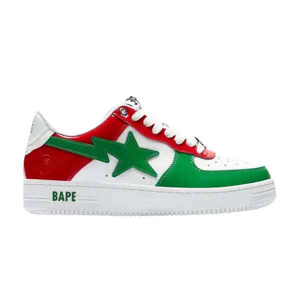 A BATHING APE Wmns Bapesta M1 'italy' Sneakers - Green