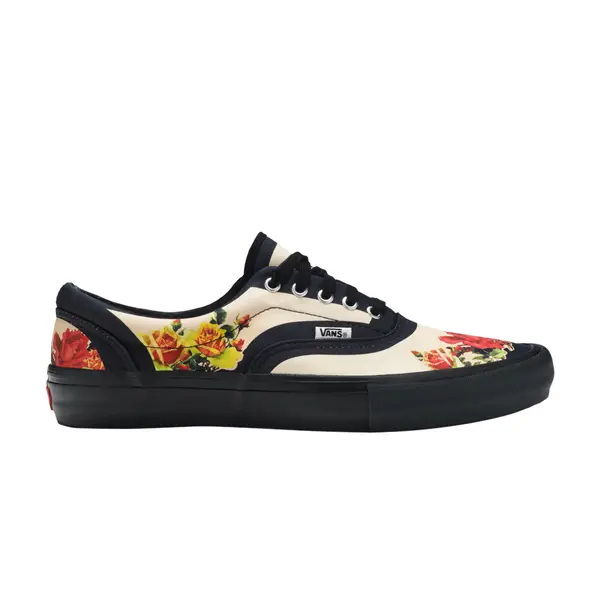 VANS Supreme X Jean Paul Gaultier X Era Pro Floral Sneakers - Black
