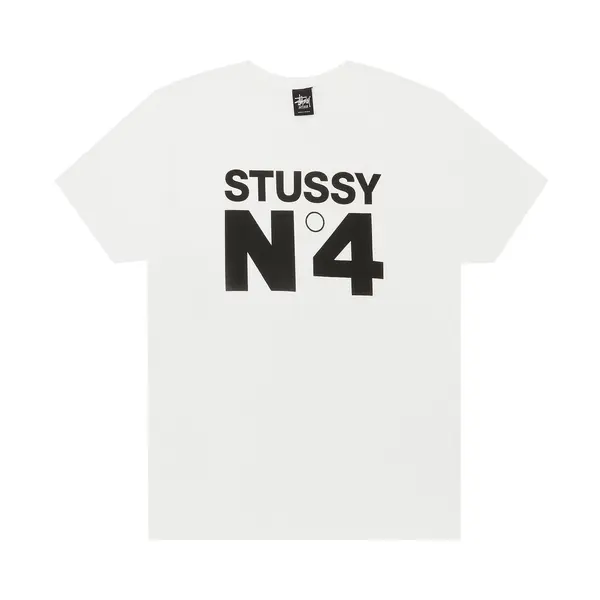 StÜssy No. 4 Tee - White