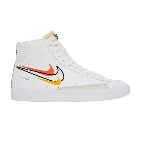 Nike Blazer Mid '77 Multi Swoosh Sneakers - White