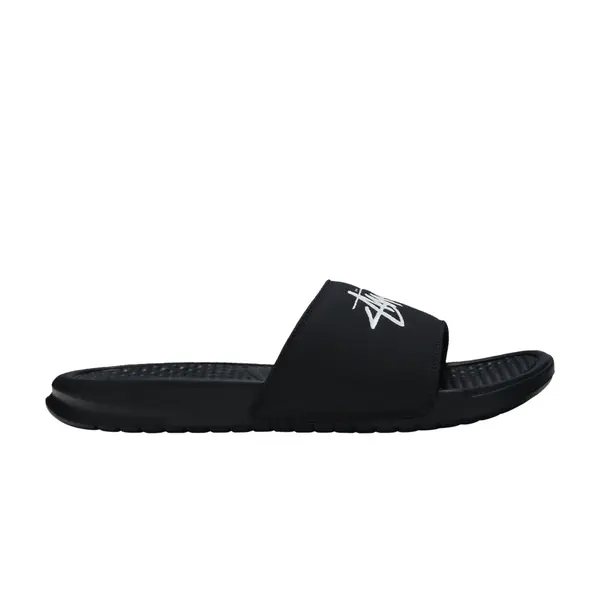 Nike X Stussy Benassi Slides - Black