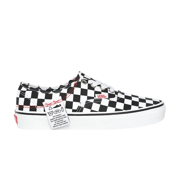 VANS Authentic Hc Diy Checkerboard Sneakers - Black