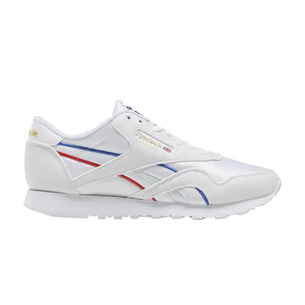 REEBOK Classic Nylon Collage Of Flags - White