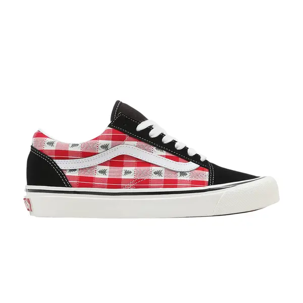 VANS Old Skool 36 Dx Anaheim Factory Plaid Sneakers - Red