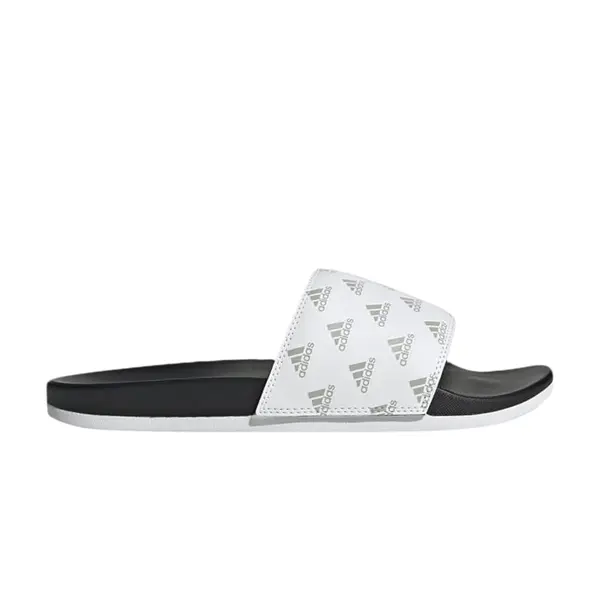 Adidas Adilette Comfort Slides - White