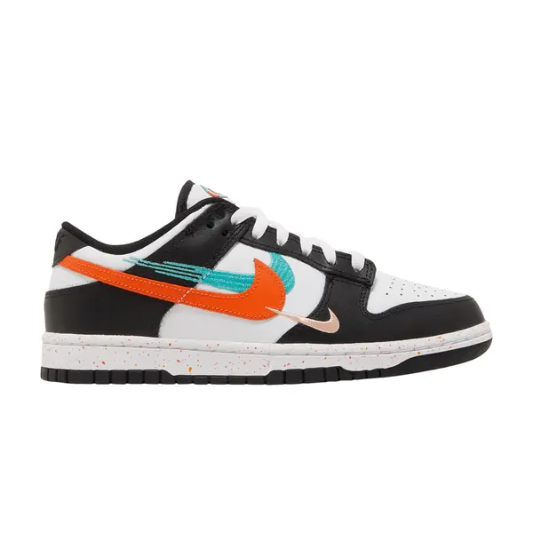 Nike Dunk Low Multi-swoosh Sneakers - Black