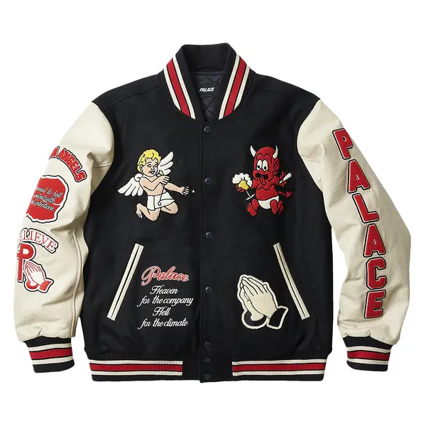 PALACE Fallen Angels Varsity Jacket - Blue