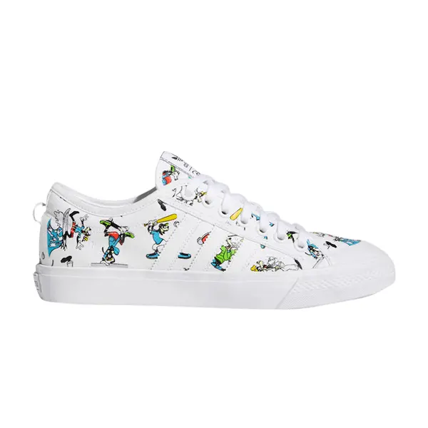 Adidas Disney X Nizza Sport Goofy Pack Sneakers - White