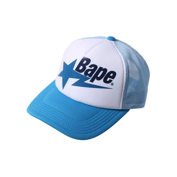 BAPE Sta Mesh Trucker Cap - Blue