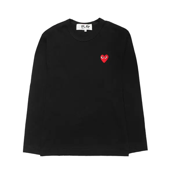 Play Comme Des Garcon Long-sleeve T-shirt - Black