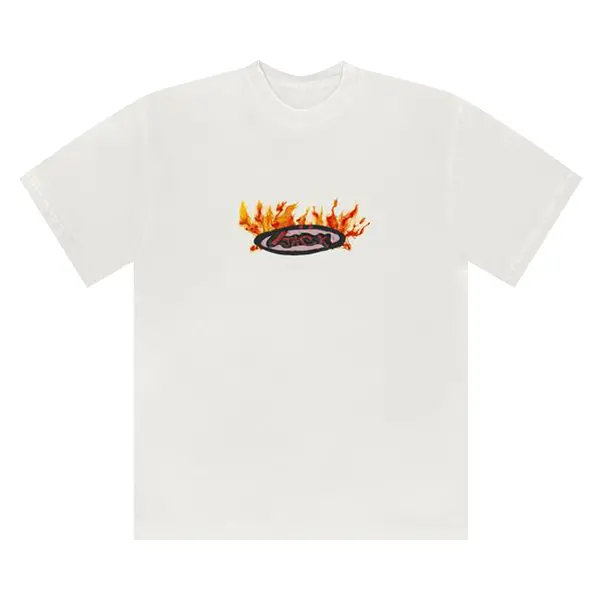 CACTUS JACK BY TRAVIS SCOTT Flame Tee - White