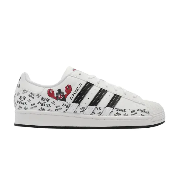 Adidas Philip Colbert X Superstar 'save The Lobster - White