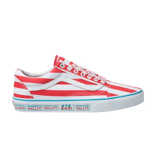 VANS Where's Waldo? X Old Skool 'international Stripes' Sneakers - White