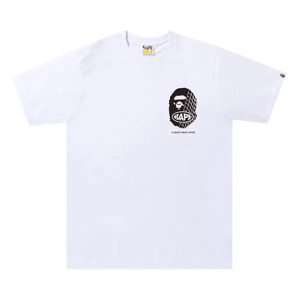 A BATHING APE Soccer #2 Tee - White