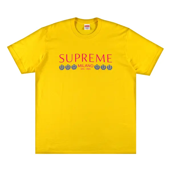 Supreme Milano Tee - Yellow