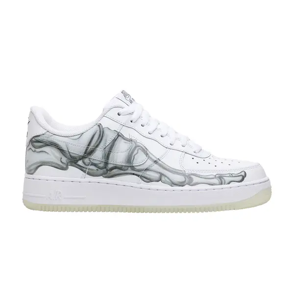 Nike Force 1 Low Qs 'skeleton' Sneakers - White