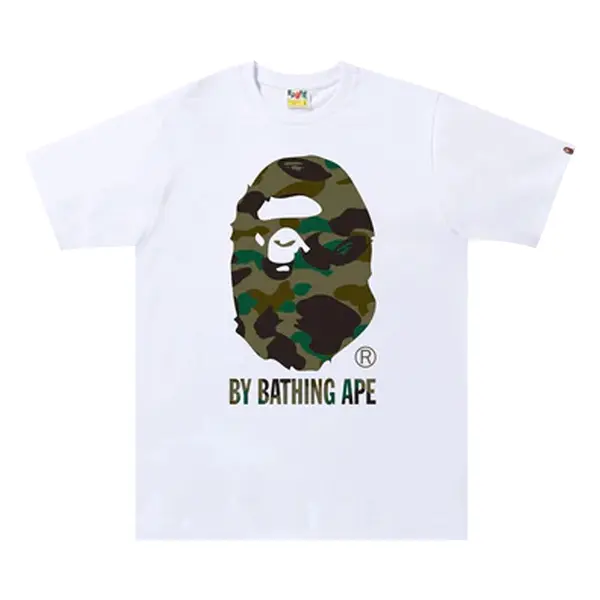 A BATHING APE 1st Camo Bathing Ape Tee - White