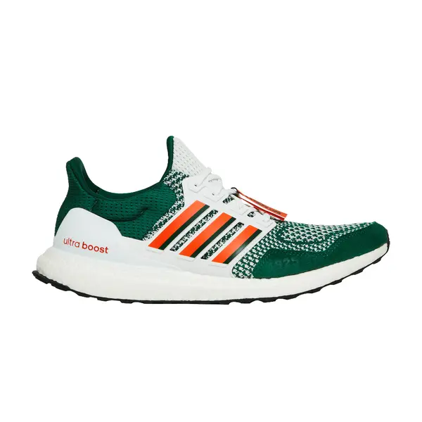 Adidas Ncaa X Ultraboost 1.0 'miami Hurricanes' Sneakers - Green