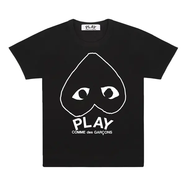 Play Comme Des Garcon Inverted Big Heart T-shirt - Black