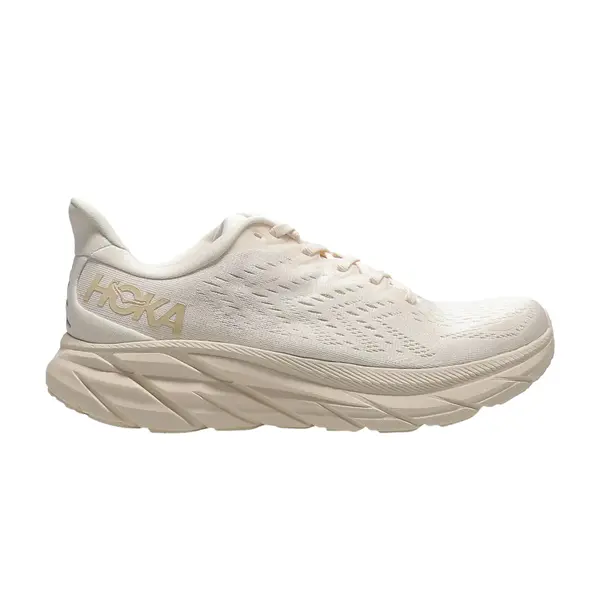 HOKA® Wmns Clifton Wide 'eggnog Shifting Sand - Cream