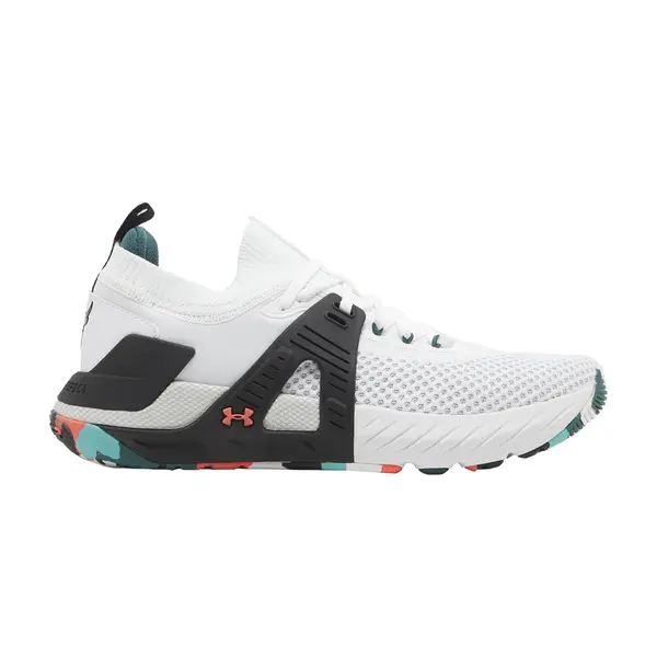 Under Armour Project Rock 4 Marble Sneakers - White