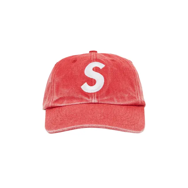 Supreme Pigment Canvas 6-panel Cap - Red