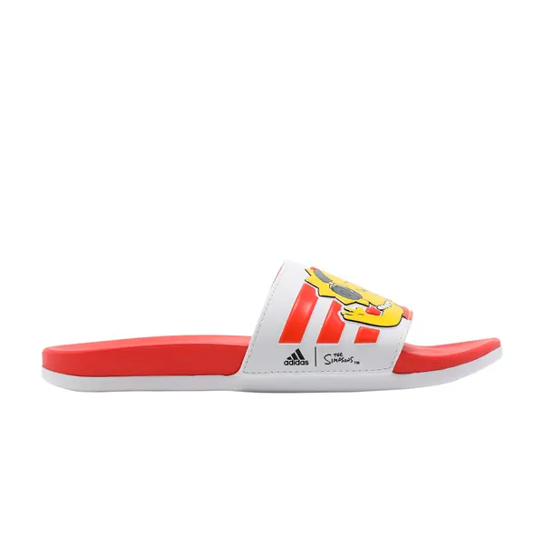 Adidas The Simpsons X Adilette Comfort Slides 'lisa - White