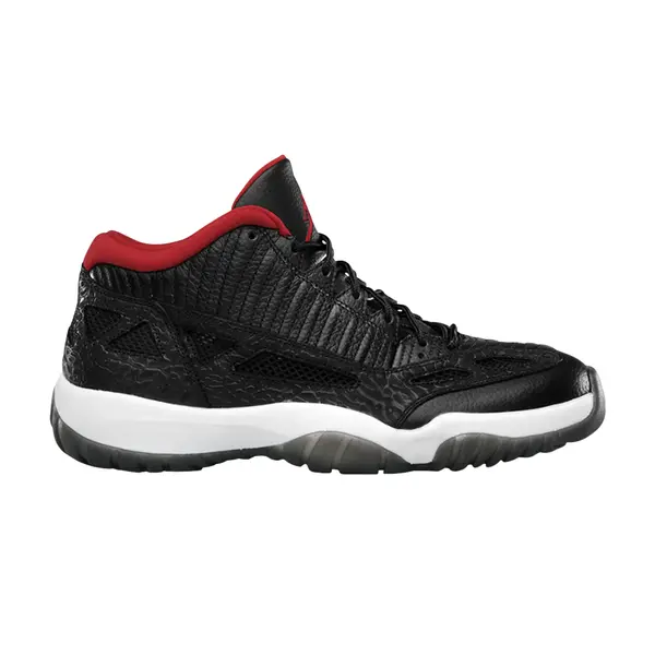 JORDAN Retro Low Ie ’ Charcoal Red' 2011 - Black