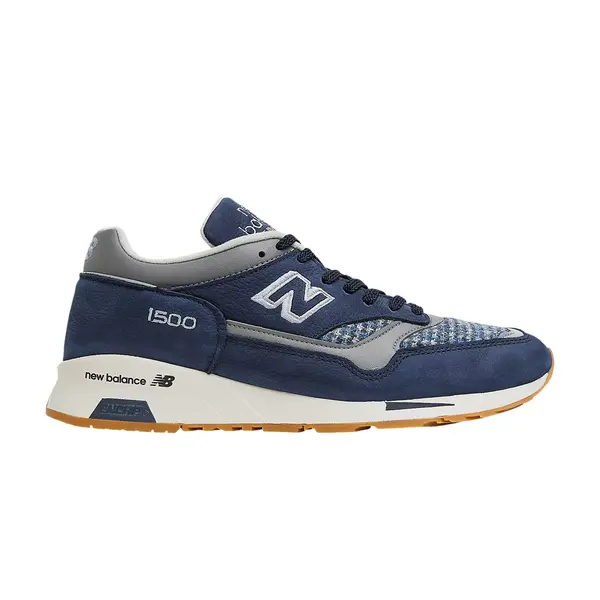 NEW BALANCE Harris Tweed X 1500 Made In England Houndstooth Sneakers - Blue