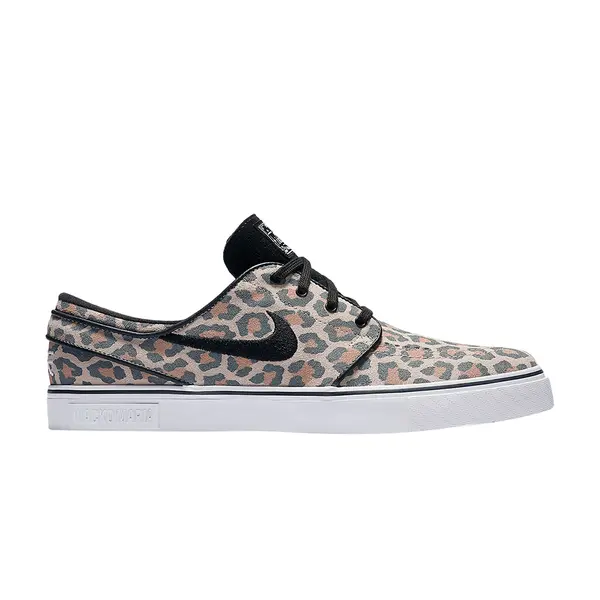 Nike Wacko Maria X Zoom Janoski Sb Leopard Print Sneakers - Tan