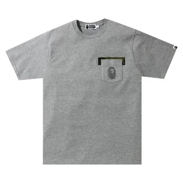 A BATHING APE Reverse Ape Head Pocket Tee
