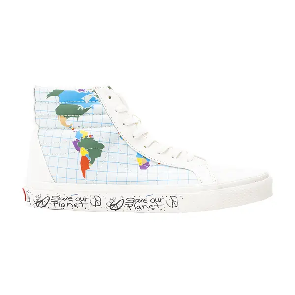 VANS Save Our Planet X Sk8-hi Reissue Sneakers - White