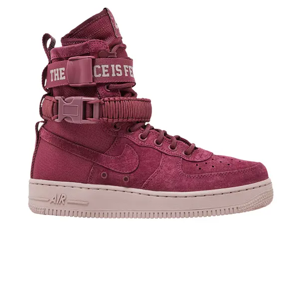 Nike Sf Air Force 1 High Top Sneakers - Red