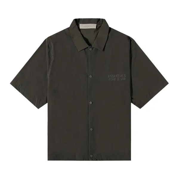 Fear Of God Short-sleeve Nylon Shirt 'off - Black