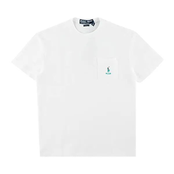 PALACE Ralph Lauren Waffle Pocket Tee - White