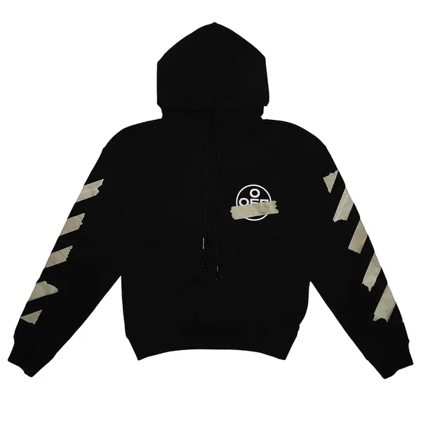 Off-White Tape Arrows Over Hoodie - Black
