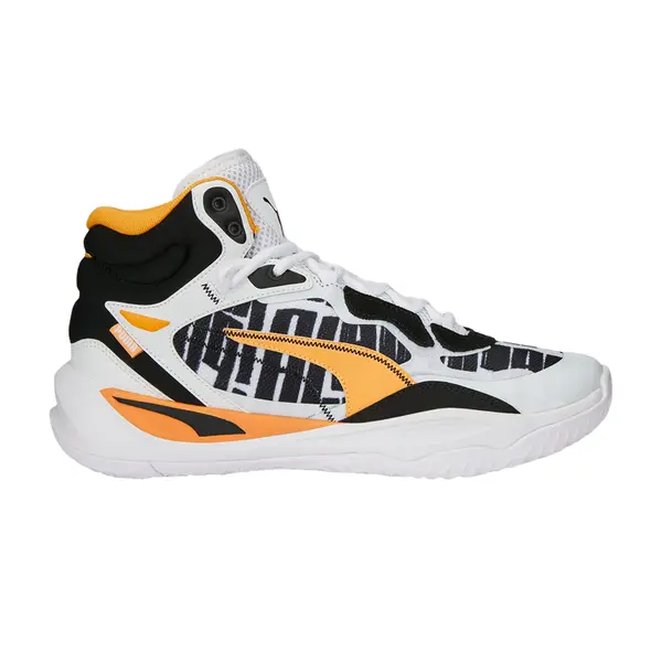 PUMA Playmaker Pro Mid Block Party - White