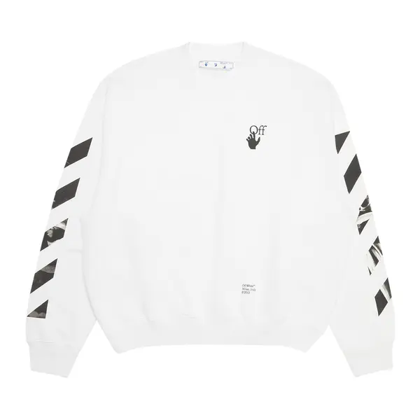 Off-White Carav Arrow Skate Crewneck /black