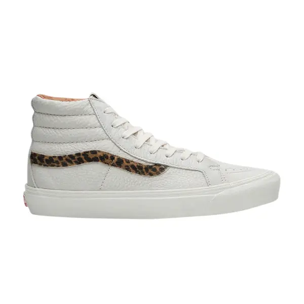 VANS Og Sk8-hi Lx Pony Hair Leopard High-top Sneakers - White