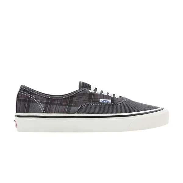 VANS Authentic 44 Dx Corduroy Plaid Sneakers - Grey