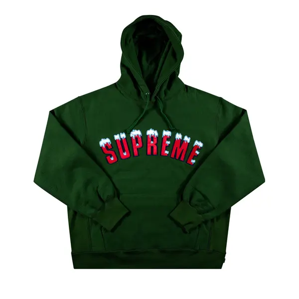 Supreme Icy Arc Hooded Sweatshirt - Green