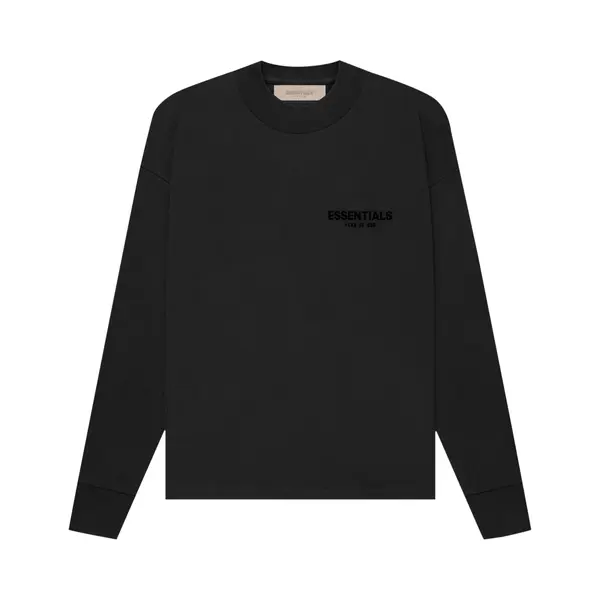 Fear Of God Long-sleeve Tee 'stretch Limo - Black