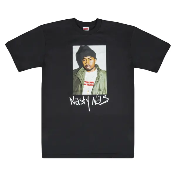 Supreme Nas T-shirt - Black