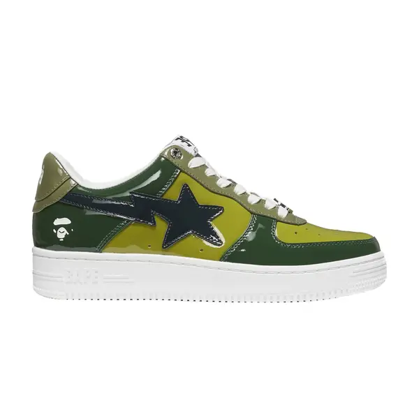 A BATHING APE Bapesta Low M1 - Green