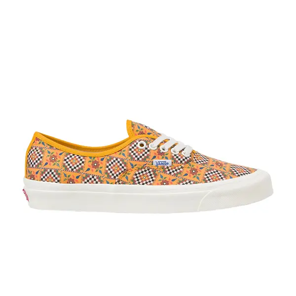 Vans Authentic 44 Dx Anaheim Factory Tile Checkerboard Orange