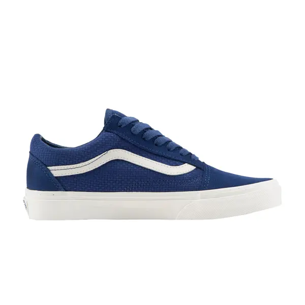 VANS Old Skool Woven Check Sneakers - Blue