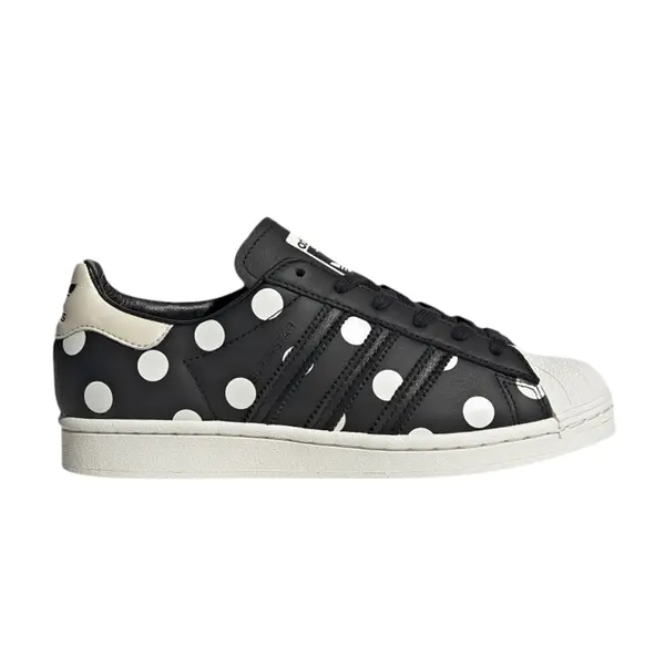 Adidas Superstar Polka Dot Print Sneakers - Black